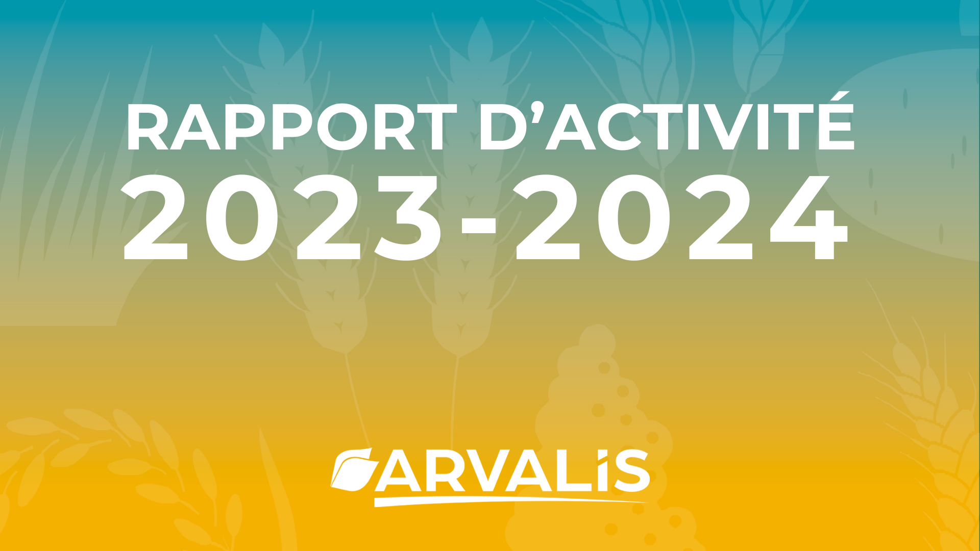 Rapport d’activité 2023-2024 | ARVALIS
