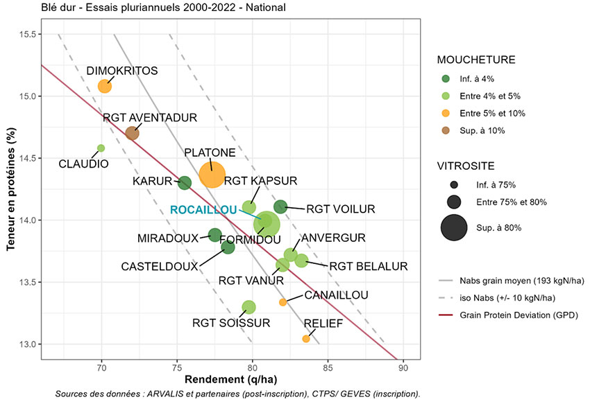Zoom sur la qualité des variétés de blé dur en 2023 | ARVALIS