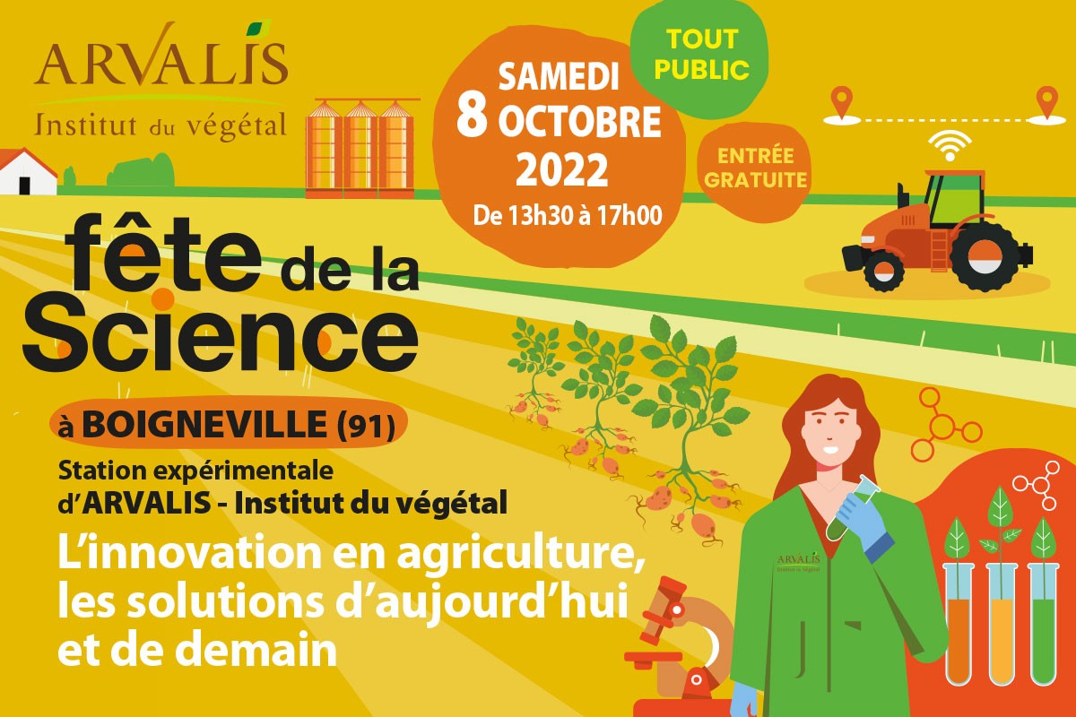 ARVALIS – Institut du végétal participe à la fête de la Science 2022 ...