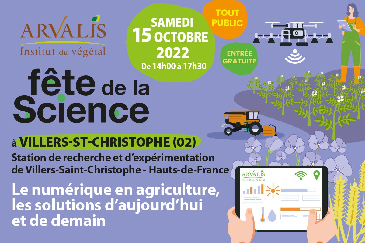 ARVALIS – Institut du végétal participe à la fête de la Science 2022 ...